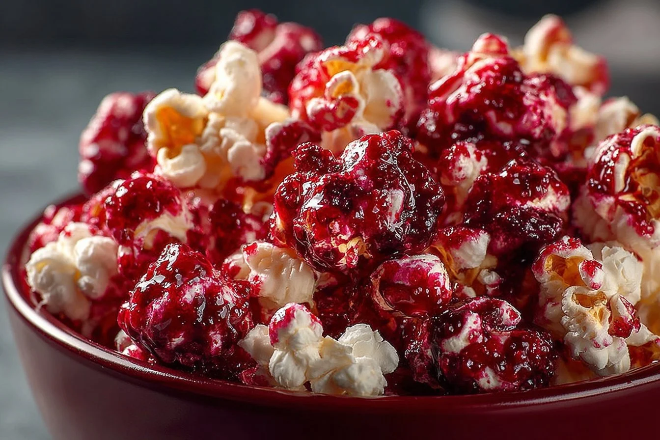 Bloody Red Velvet Popcorn