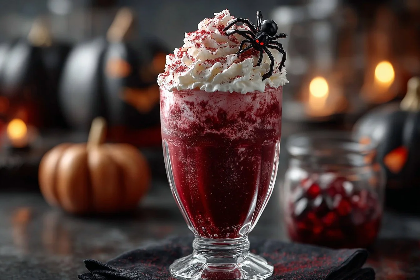 Vampire Bite Red Wine Milkshake