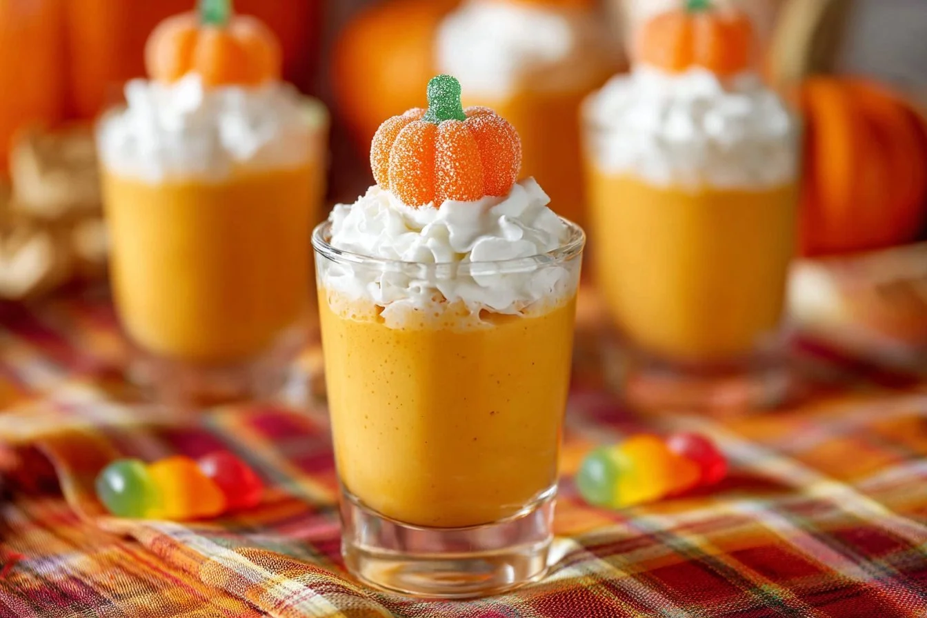 Pumpkin Jello Shots