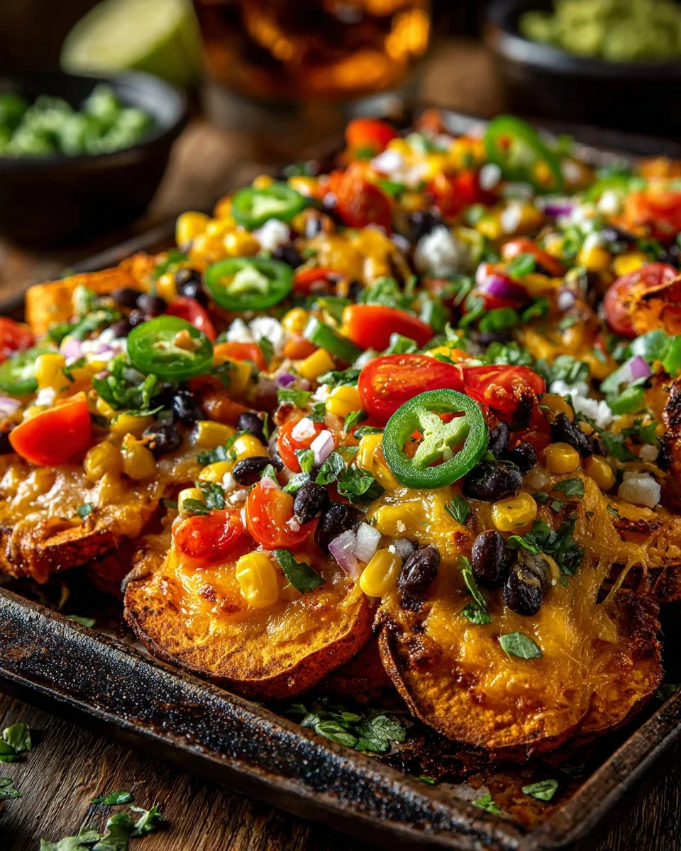 Loaded Sweet Potato Nachos
