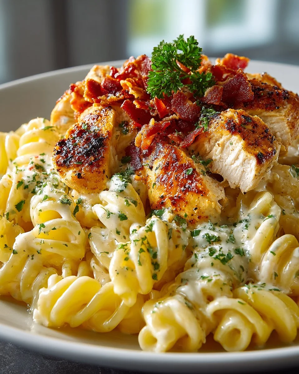 Chicken Bacon Ranch Pasta