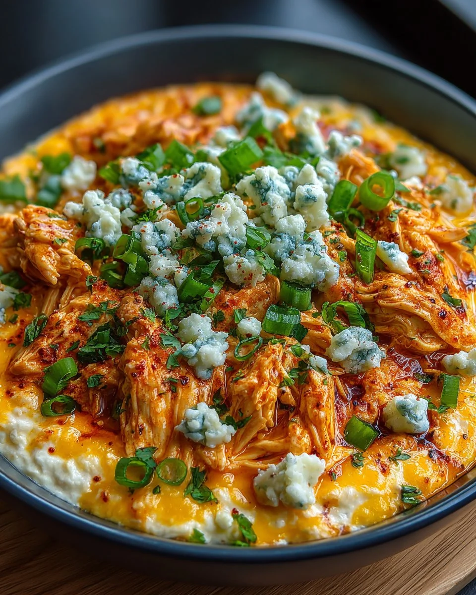 Crockpot Buffalo Chicken Dip