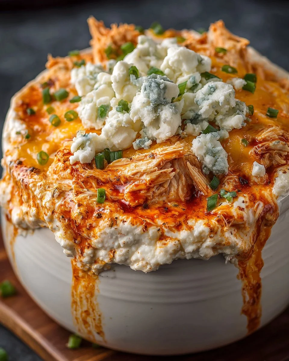 Crockpot Buffalo Chicken Dip