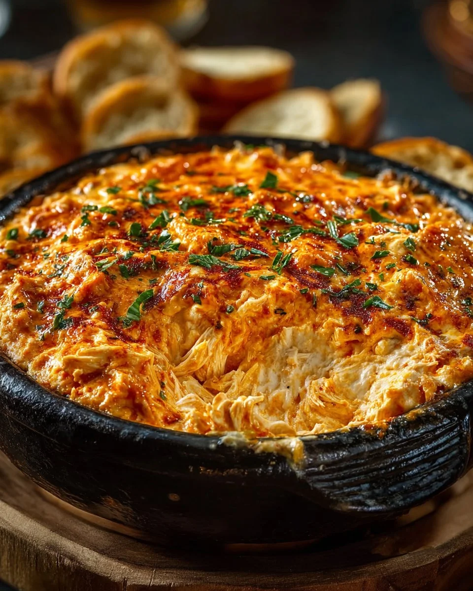 Crockpot Buffalo Chicken Dip