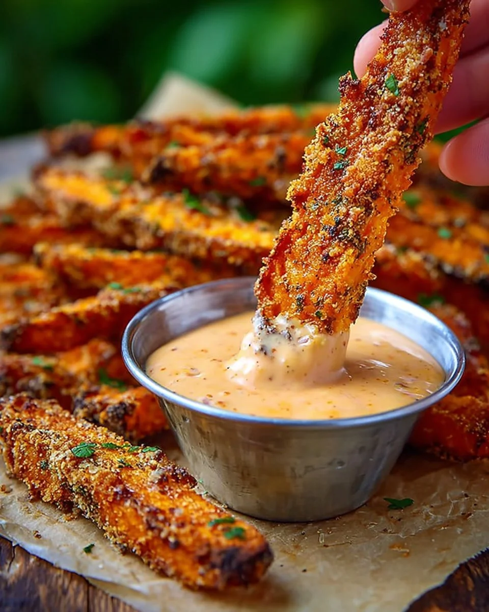 Garlic and Parmesan Sweet Potato Wedges