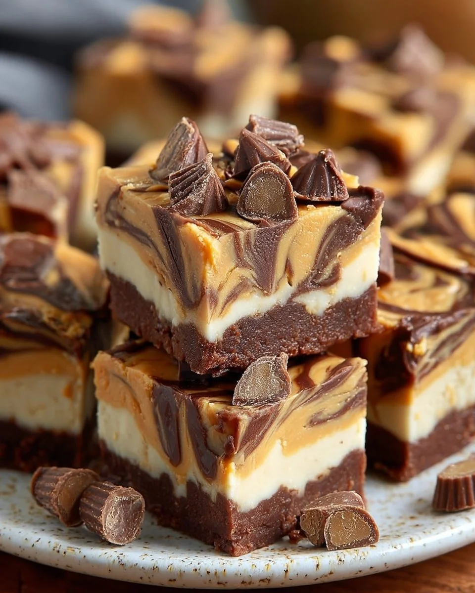 Peanut Butter Cup Cheesecake Fudge
