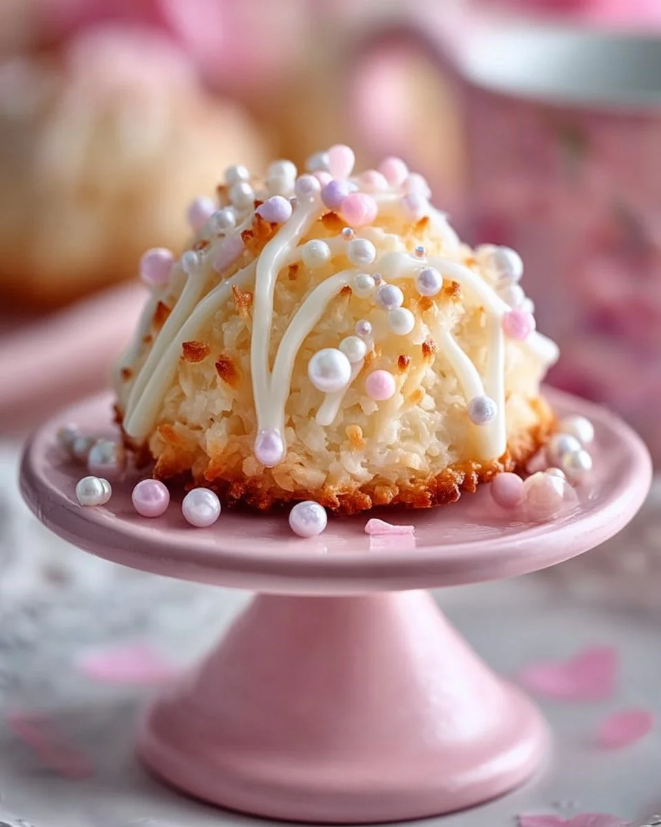 Valentine's Day Coconut Macaroons
